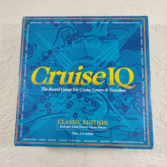 IQ Travel Games | Games | Cruise Iq Board Game For Cruise Lovers And ...